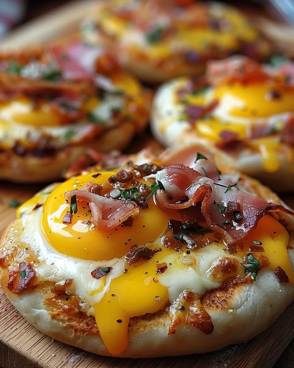 English Muffin Breakfast Pizza